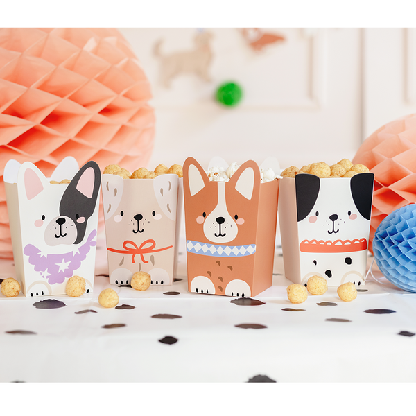 Dog Popcorn Boxes 6pk – The Party Room