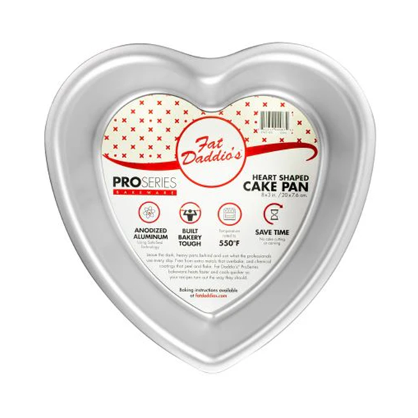 Heart Shaped Cake Tin 8" x 3" – The Party Room