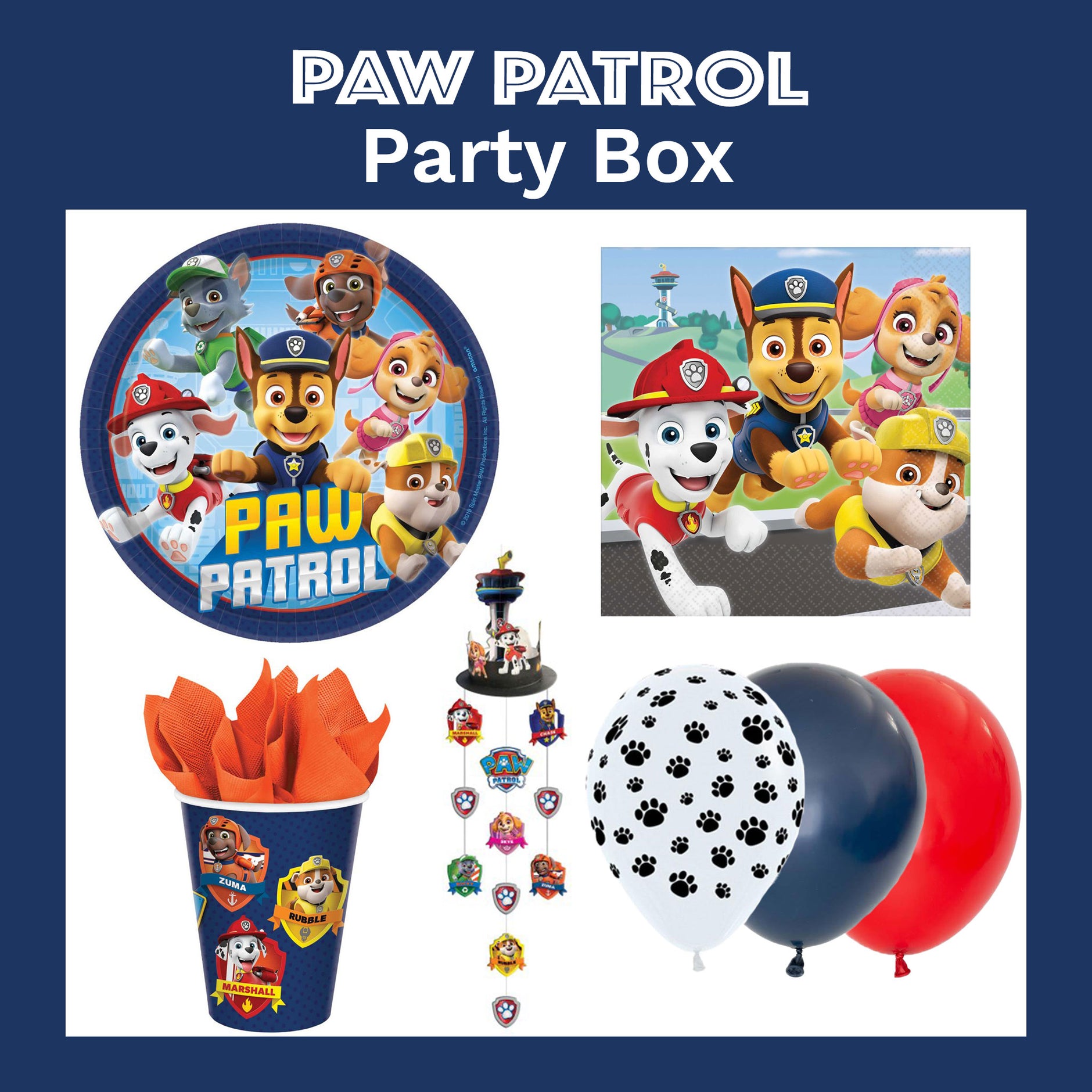 Paw Patrol Party Supplies & Decorations NZ | The Party Room