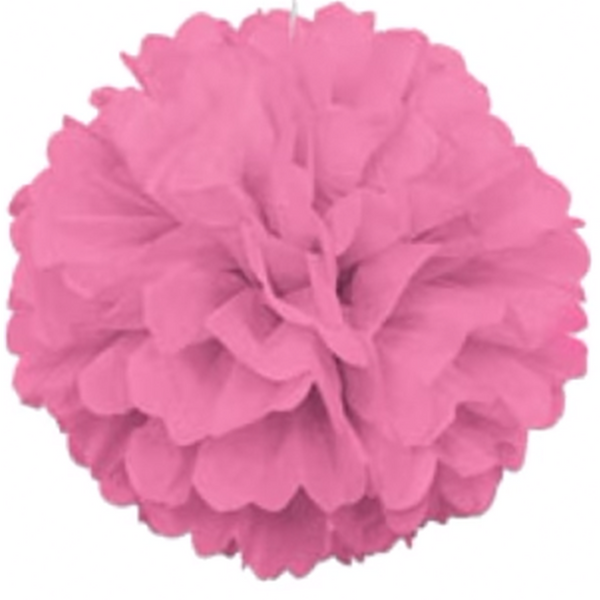 Pink Pom Pom Puff Ball – The Party Room