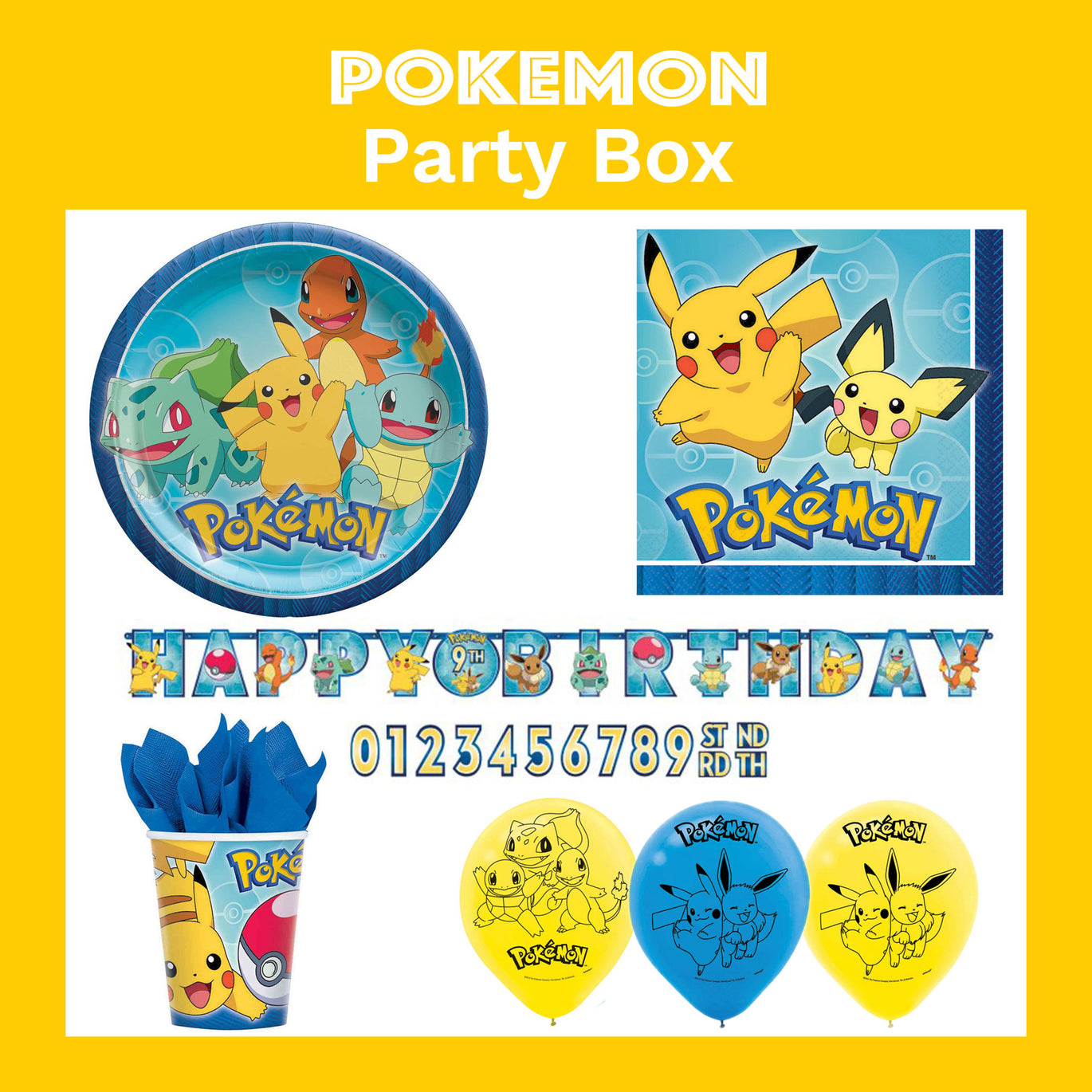 Pokemon Party Supplies & Decorations NZ | The Party Room