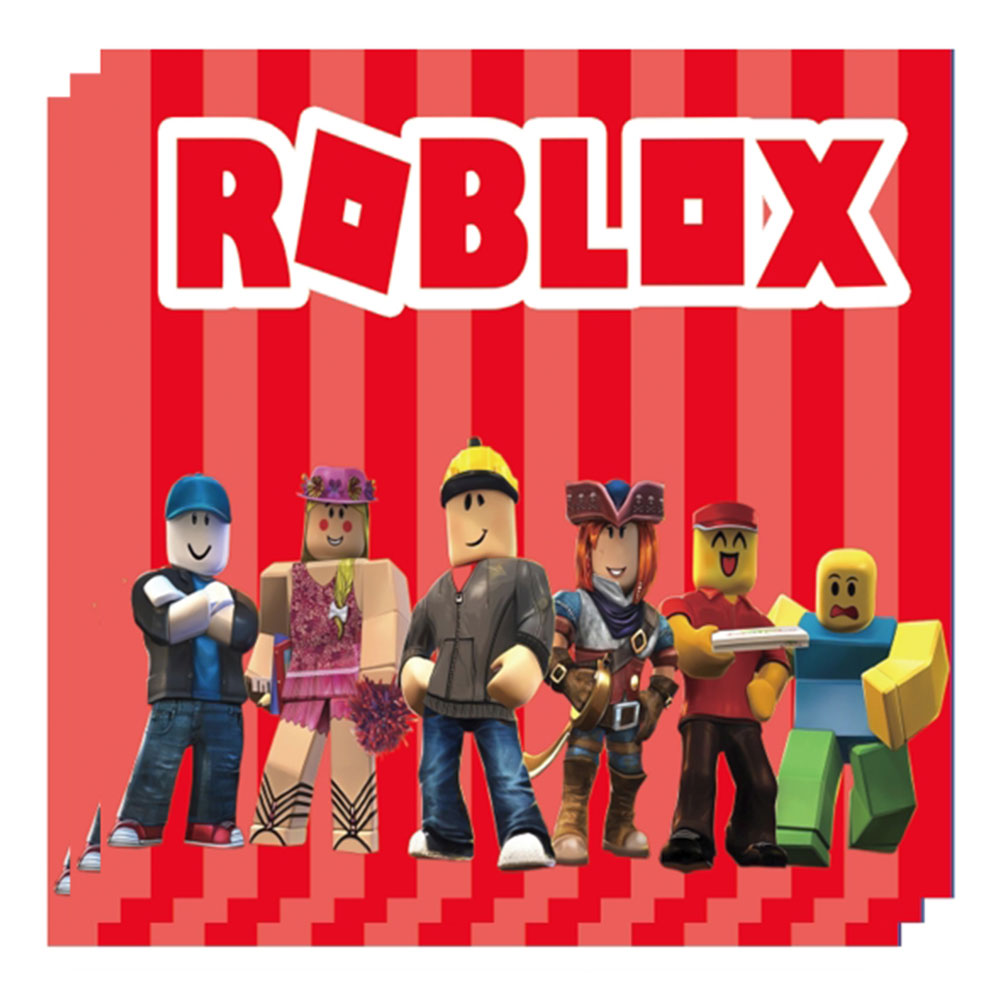 Roblox Red Napkins 20pk NZ | The Party Room