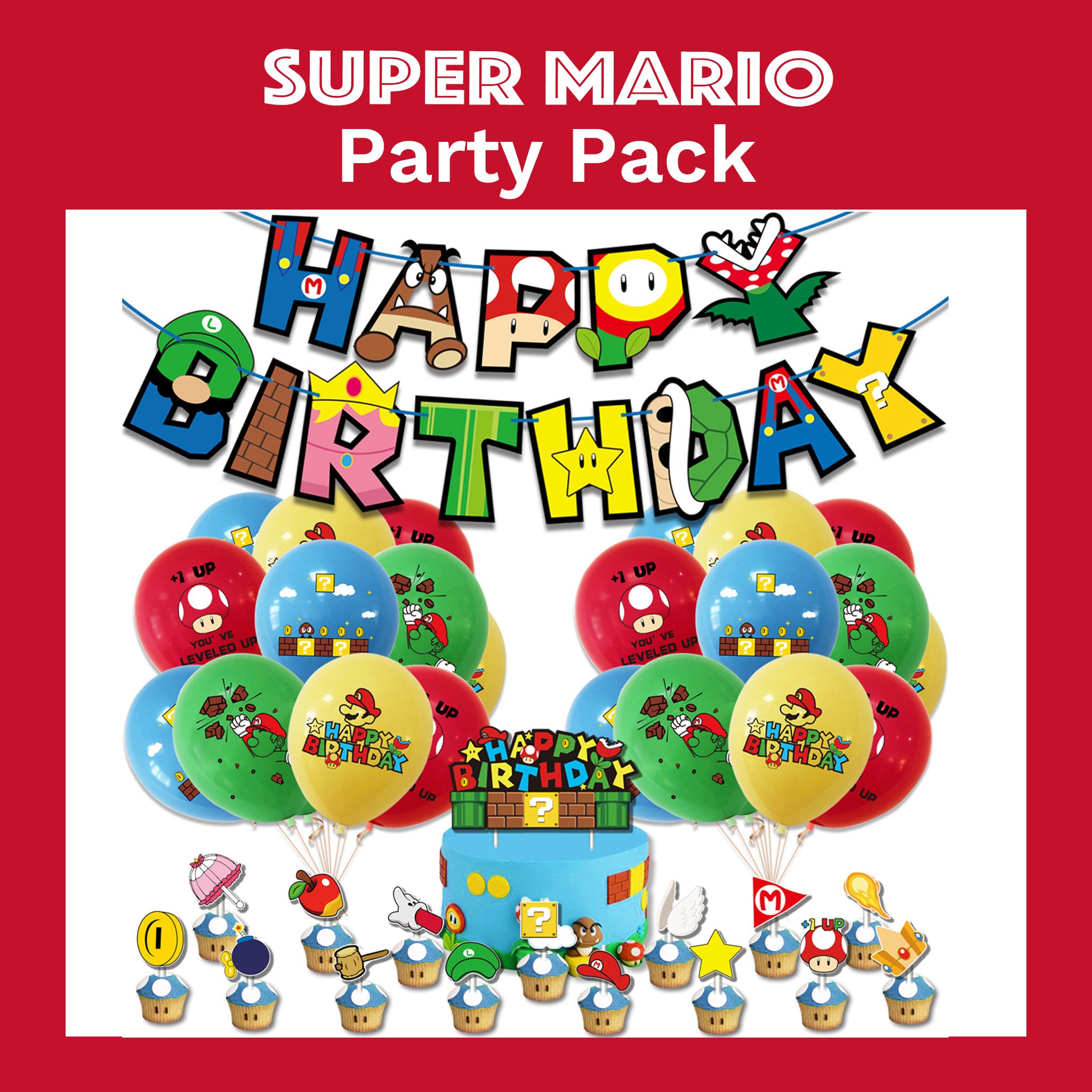 Super Mario Party Pack NZ | The Party Room