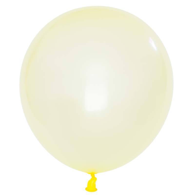 Crystal Pastel Yellow Balloons | Balloons NZ | The Party Room