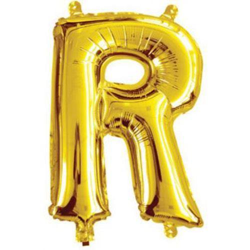 Gold Foil Letter Balloons - R | The Party Room NZ