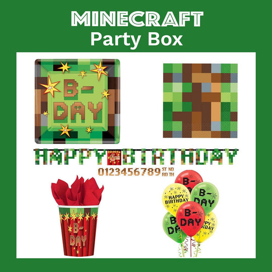 Minecraft Party Supplies NZ | The Party Room